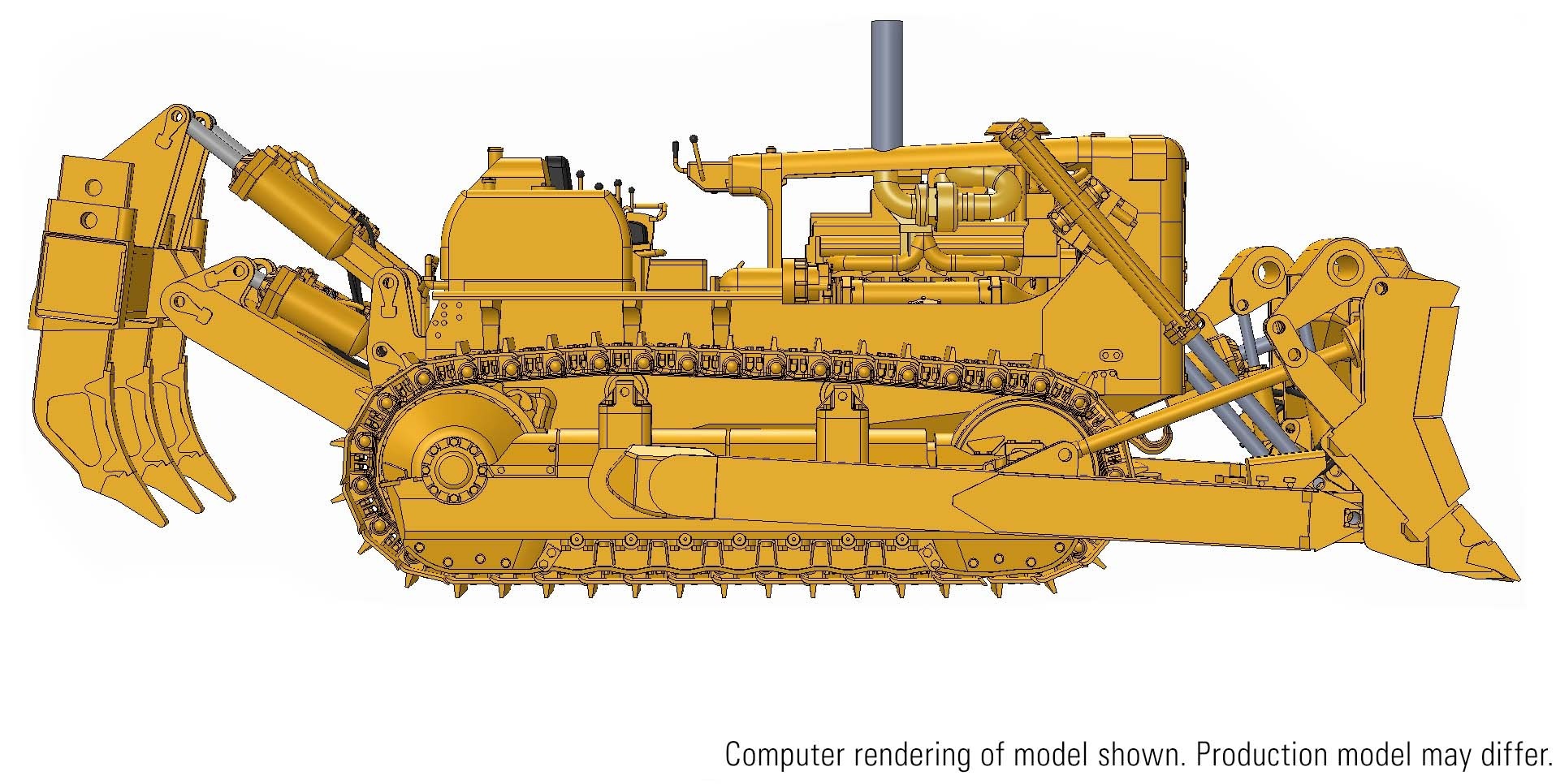 Cat D9G Dozer with 9R Rip Blade – Die-cast - Classic Construction ...